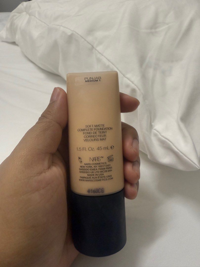 Nars Soft Matte Complete Foundation Shade Punjab Medium 1 45ml, Beauty ...