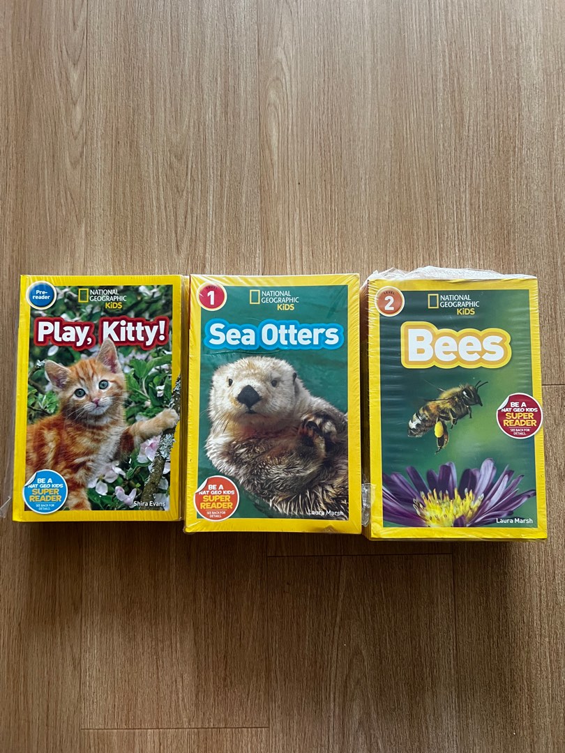 National Geographic Kids pre-reader, level 1& level 2, Hobbies & Toys ...