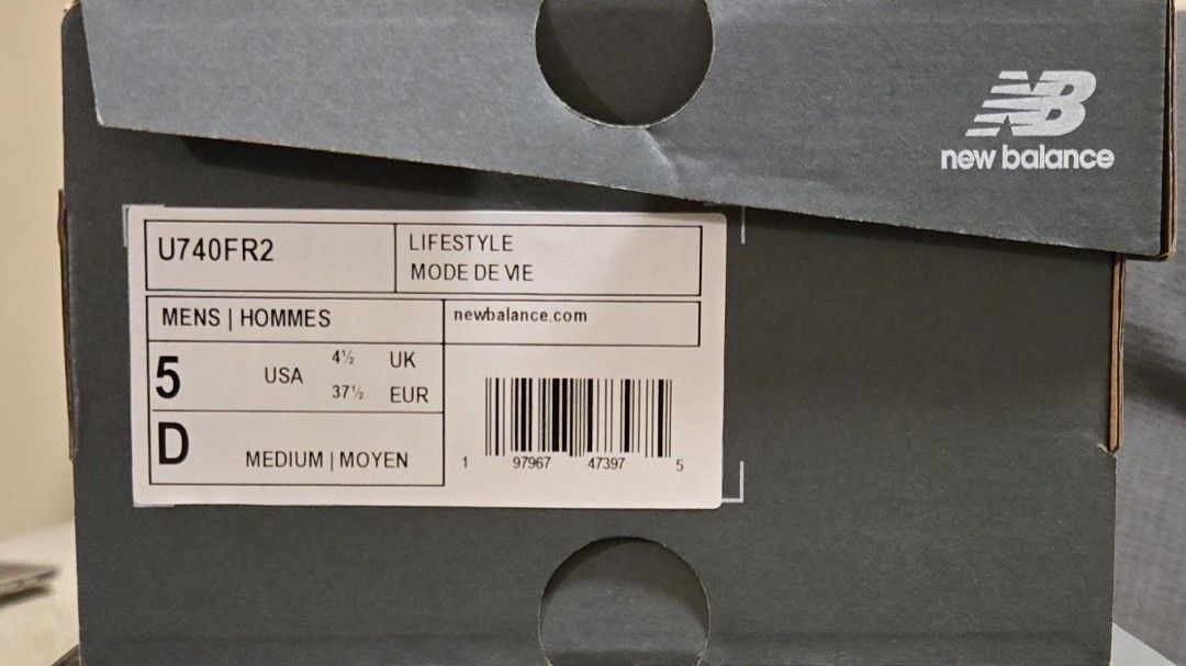 Mens NB 740 Sea Salt Phantom U740FR2 New Balance 2025, Men's Fashion ...