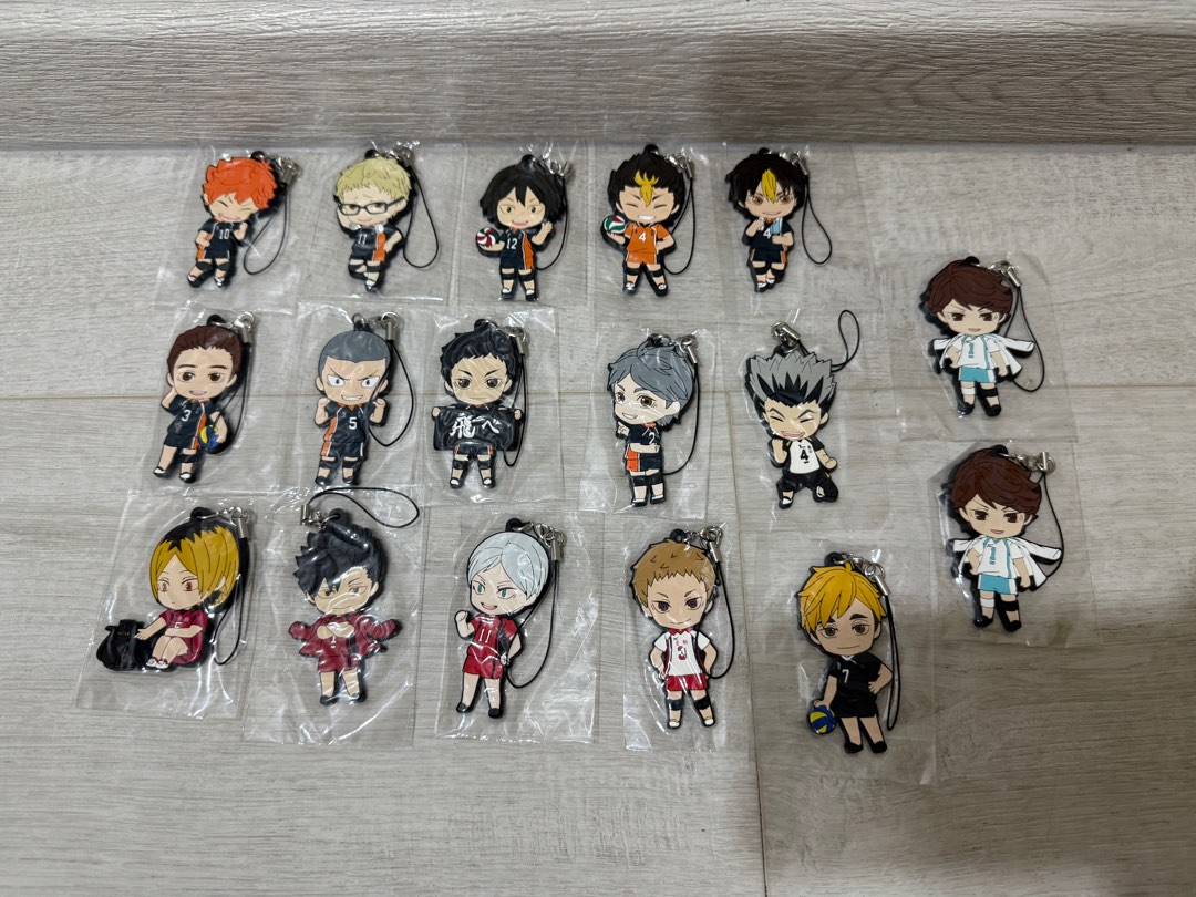 Nendoroid Plus Keychains Rubber Strap Bonus Haikyu Haikyuu HQ Hinata ...