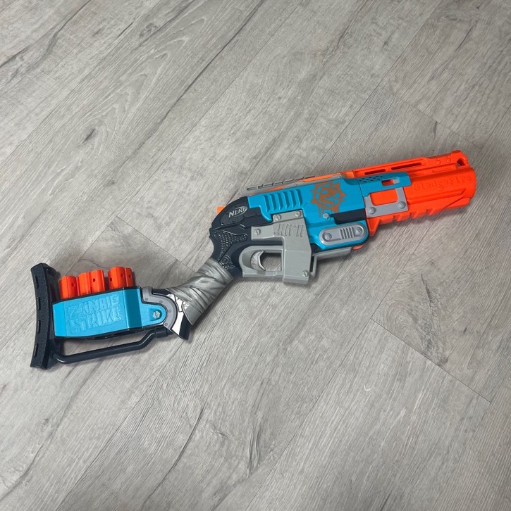 Nerf Zombie Strike SledgeFire, Hobbies & Toys, Toys & Games on Carousell