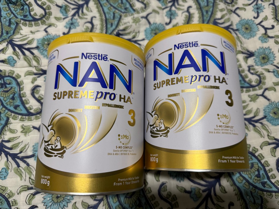 Nestle NAN Supreme Pro HA 3, Babies & Kids, Nursing & Feeding, Weaning ...