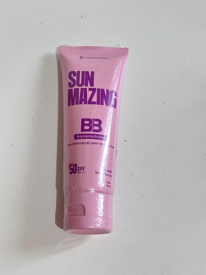 NEW Glamazing Sunmazing BB Sunscreen spf 50, Kesehatan & Kecantikan ...