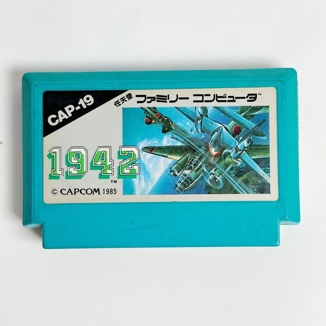 Nintendo Famicom NES FC 1942 (jp ver), Video Gaming, Video Games ...