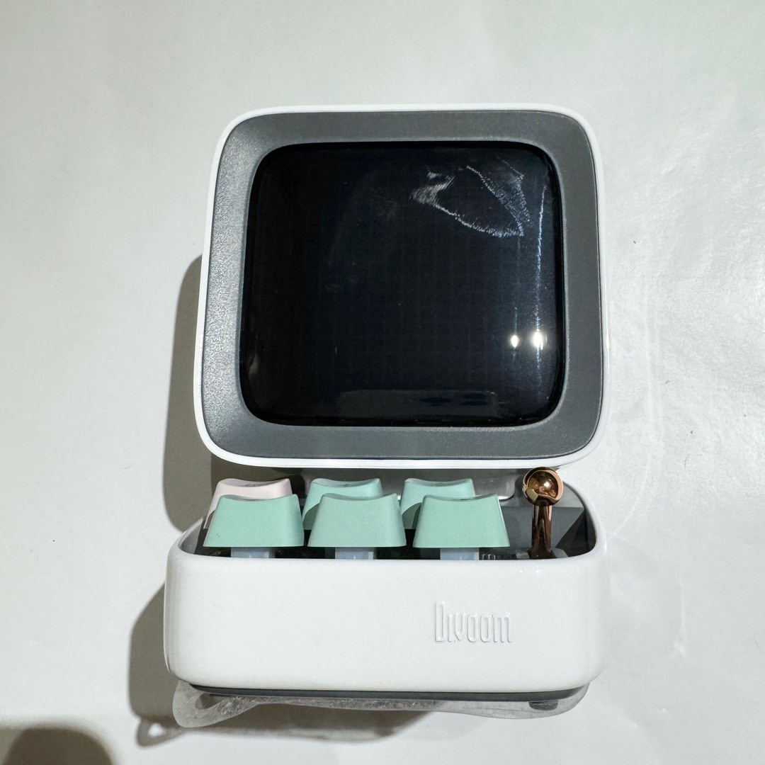 ON HAND Divoom Ditoo Plus White speaker like new complete with case and ...