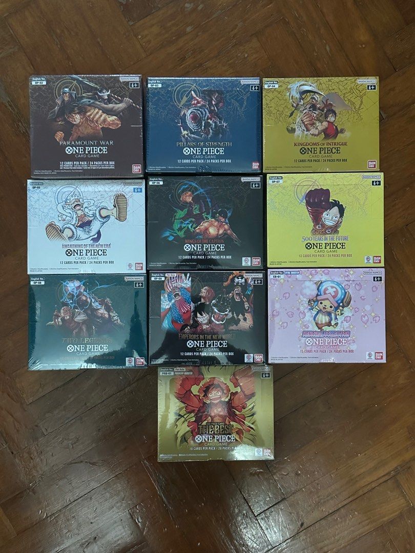 ONE PIECE TCG English Booster OP02 OP03 OP04 OP05 OP06 OP07 OP08 OP09 EB01 PRB01, Hobbies & Toys ...