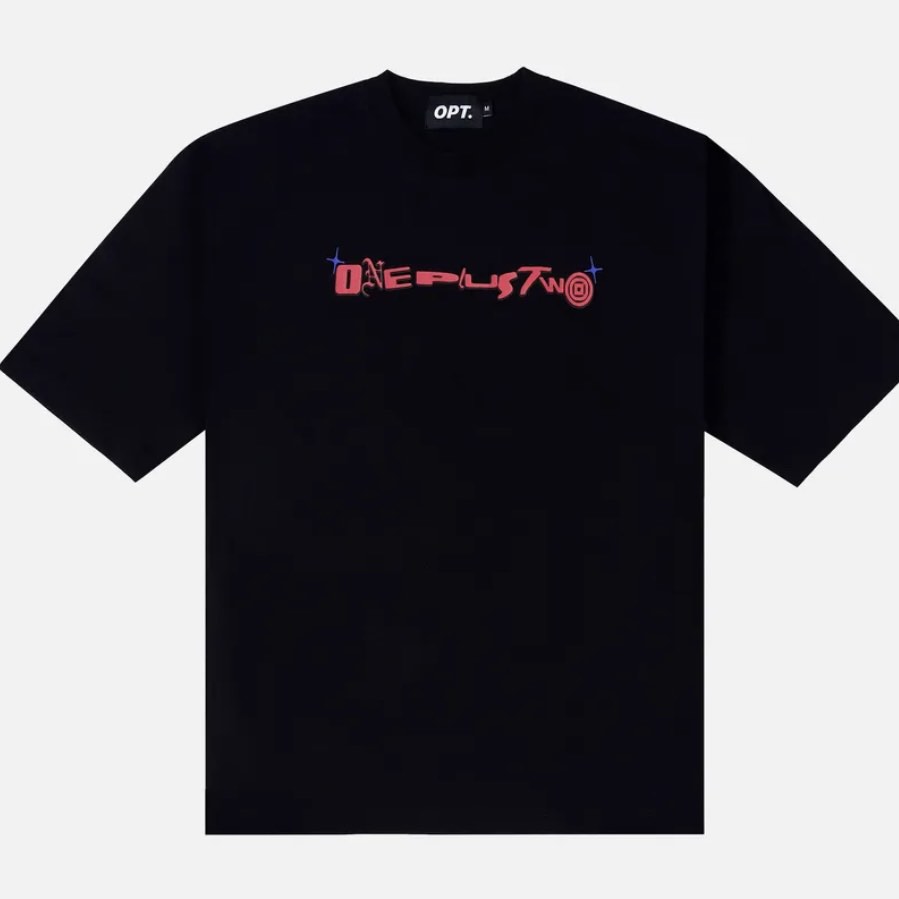 OPT Graphic Black Tee. S,M,L please baca description, Men's Fashion ...