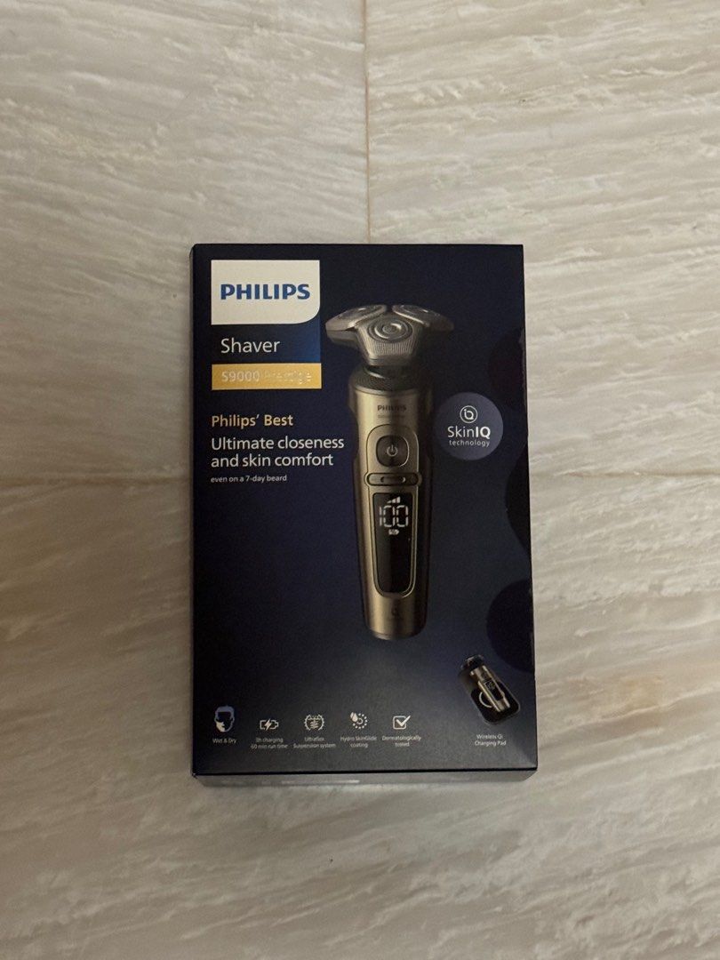 Philips S9000 Prestige Wet & Dry Electric Shaver SP9873/15, Beauty & Personal Care, Men's ...