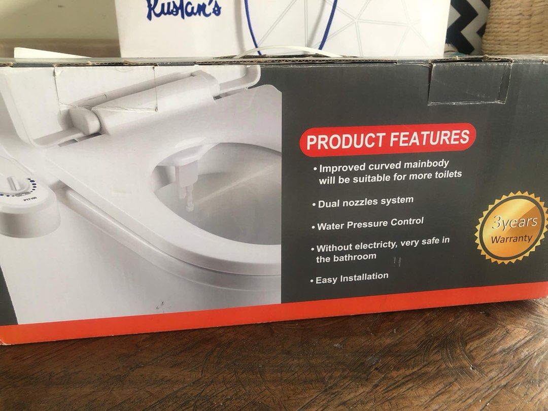Phito Toilet Bidet (Non Electric), Furniture & Home Living, Bathroom ...