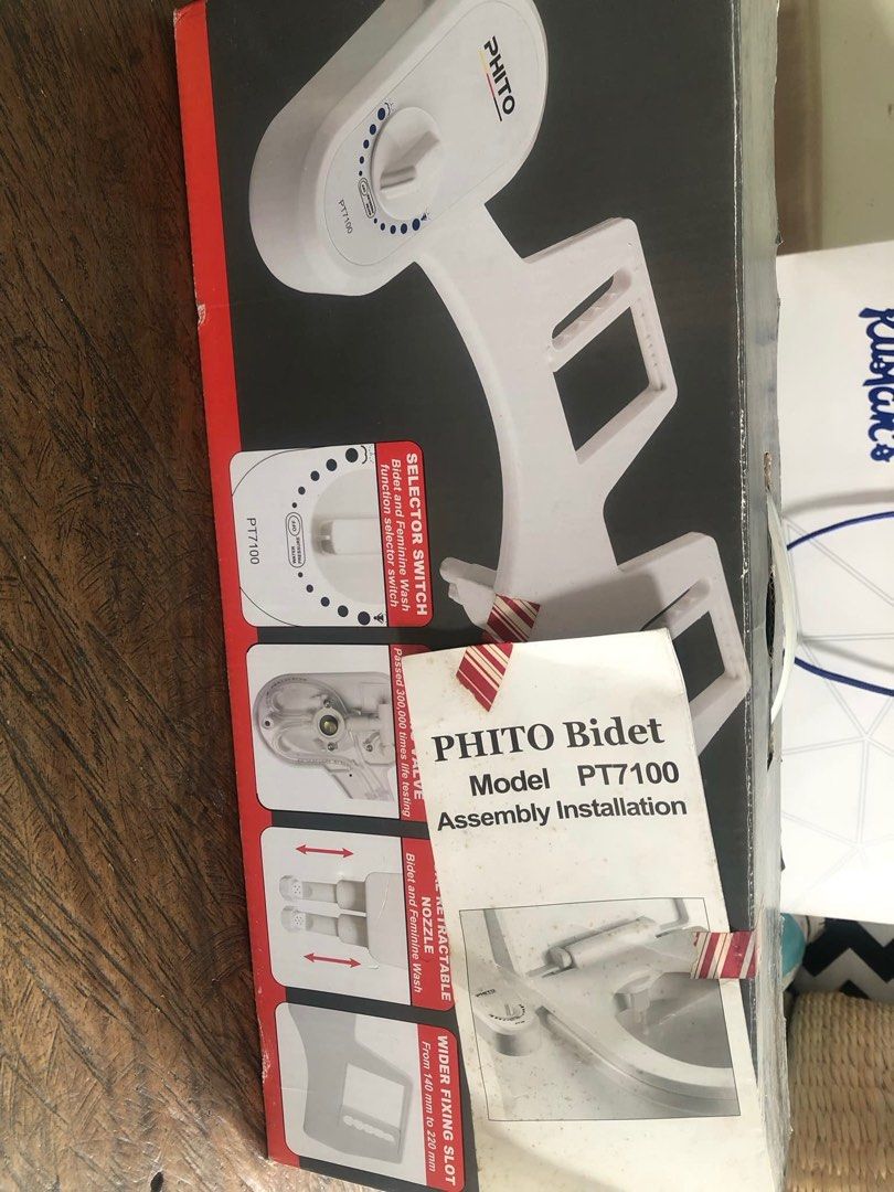 Phito Toilet Bidet (Non Electric), Furniture & Home Living, Bathroom ...