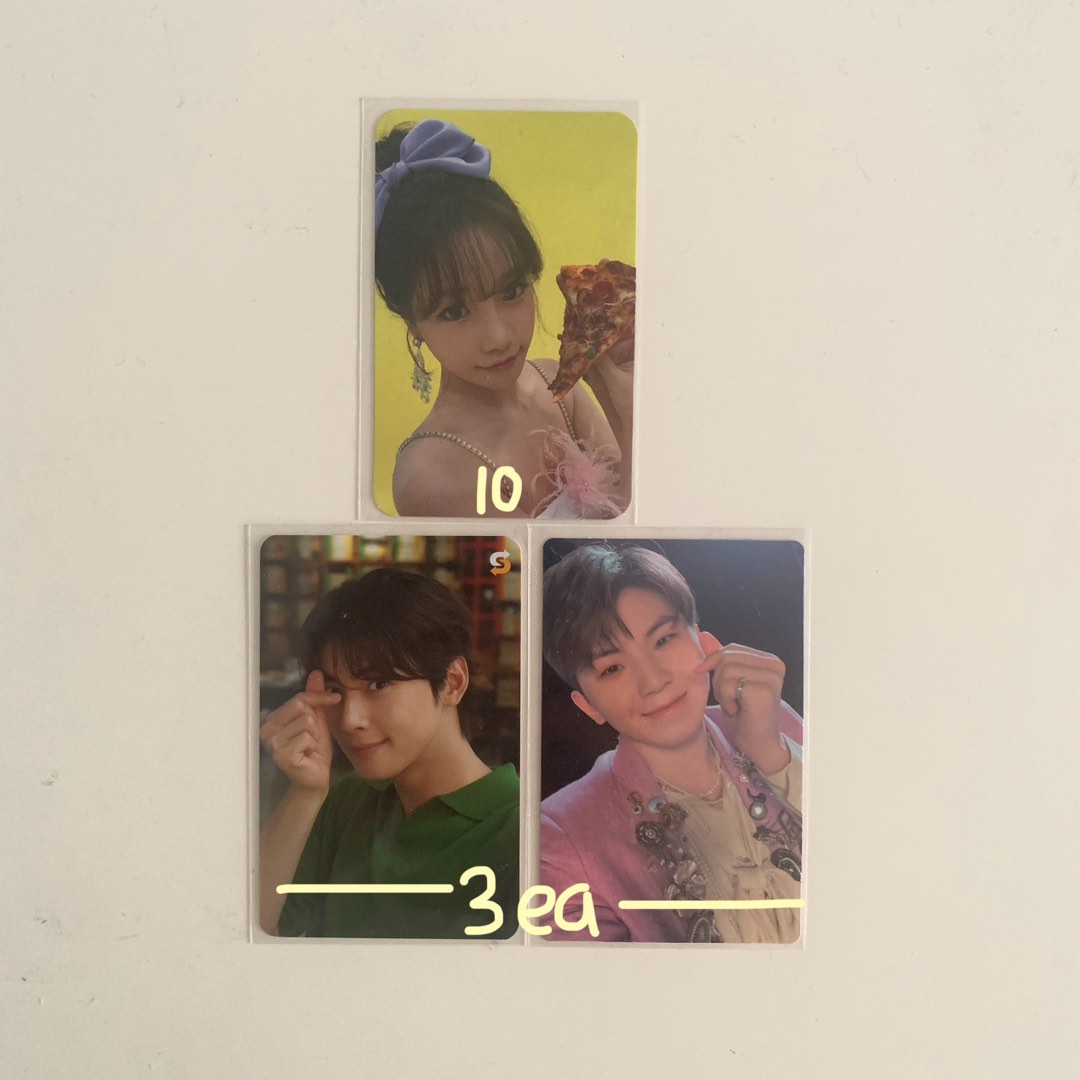 photocard official jo yuri cha eunwoo hoshi seventeen, Hobbies & Toys ...