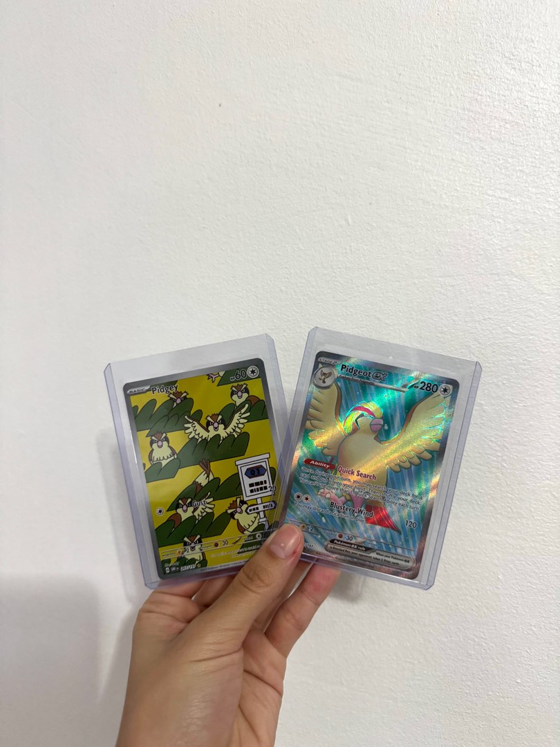 Pidgeot Ex & Piagey AR Pokemon Cards, Hobbies & Toys, Toys & Games on ...