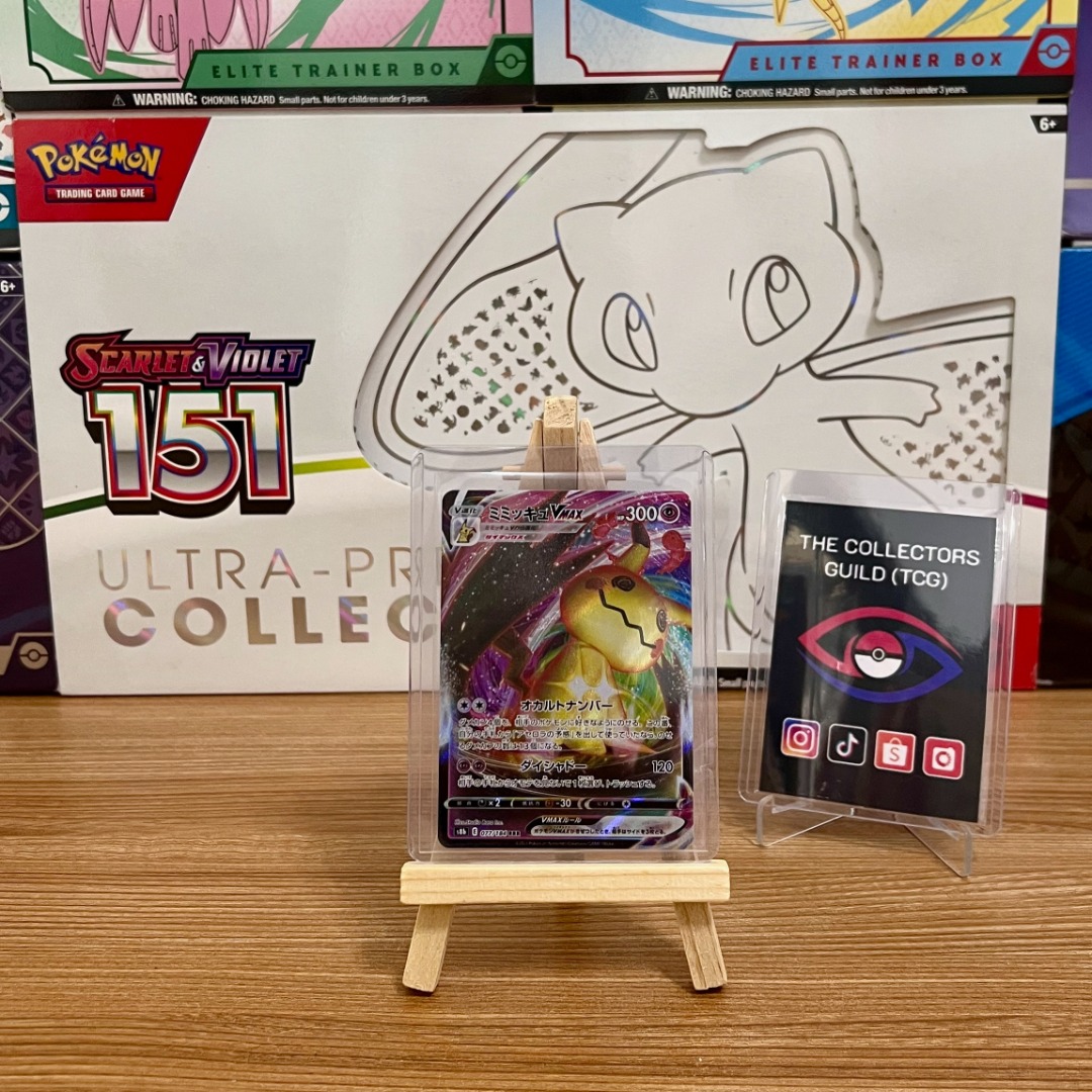Pokemon TCG Mimikyu VMAX VMAX Climax RRR 077/184 JP, Hobbies & Toys, Toys & Games on Carousell