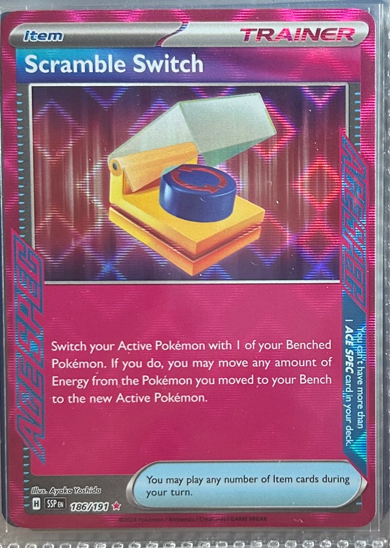 Pokemon TCG Scramble Switch Ace Spec, Hobbies & Toys, Collectibles ...