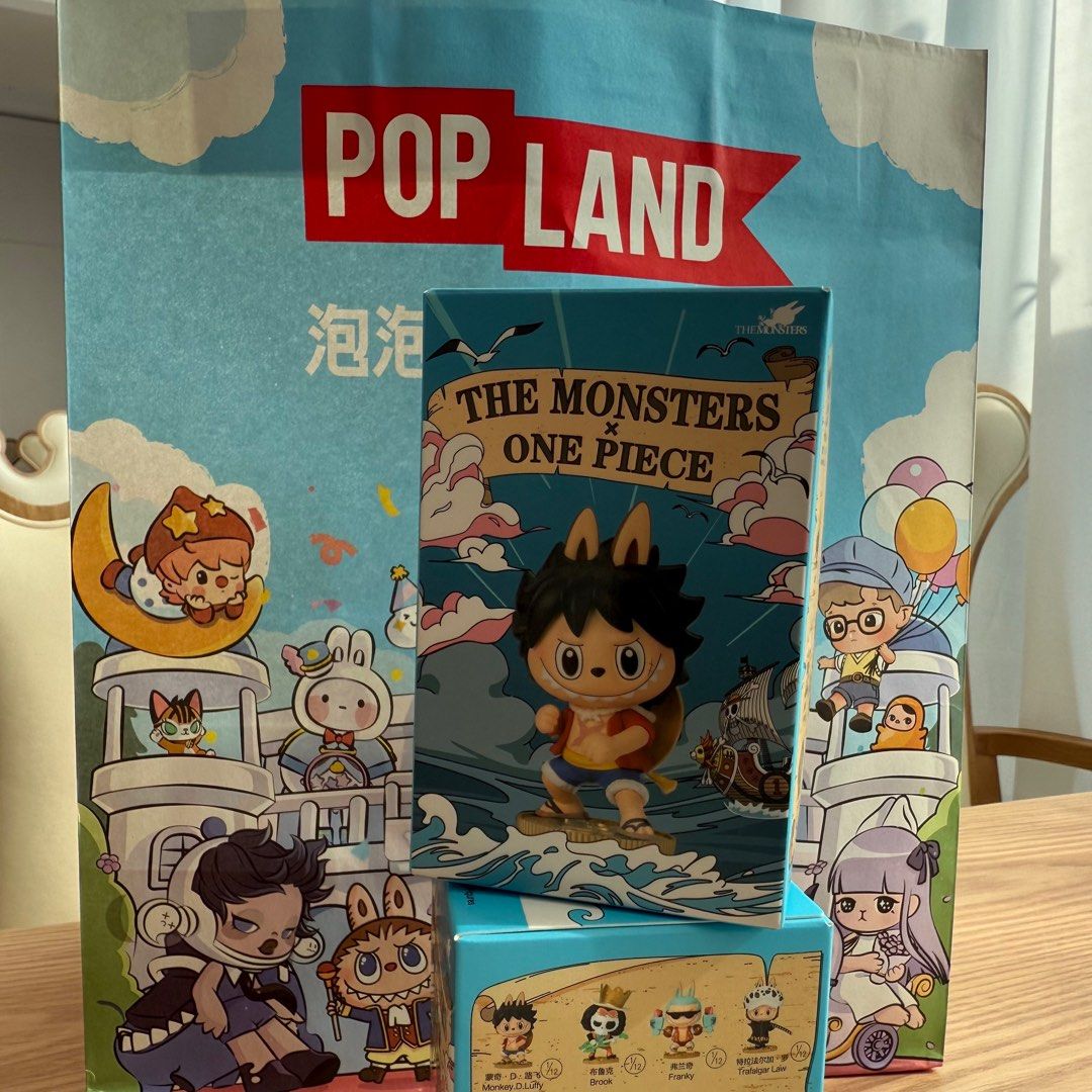 Pop Mart JINBE from One Piece x The Monsters Labubu, Hobbies & Toys ...