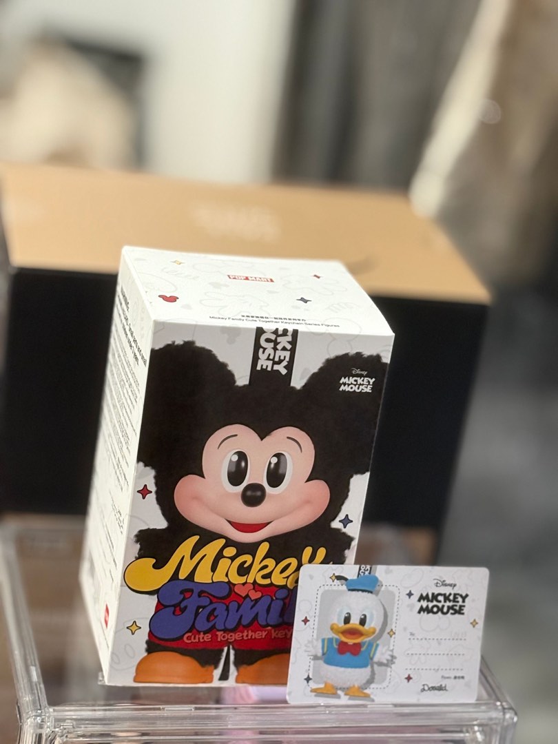 Popmart - Mickey Family Cute Together Keychain- Donald, Hobbies & Toys ...