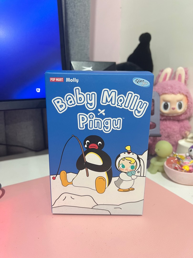 Popmart baby molly x pingu pendant, Hobbies & Toys, Toys & Games on ...