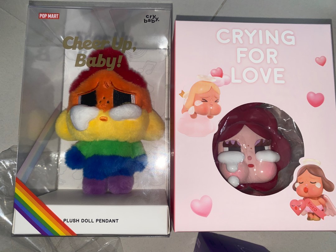 Popmart crybaby rose pendant, Hobbies & Toys, Toys & Games on Carousell