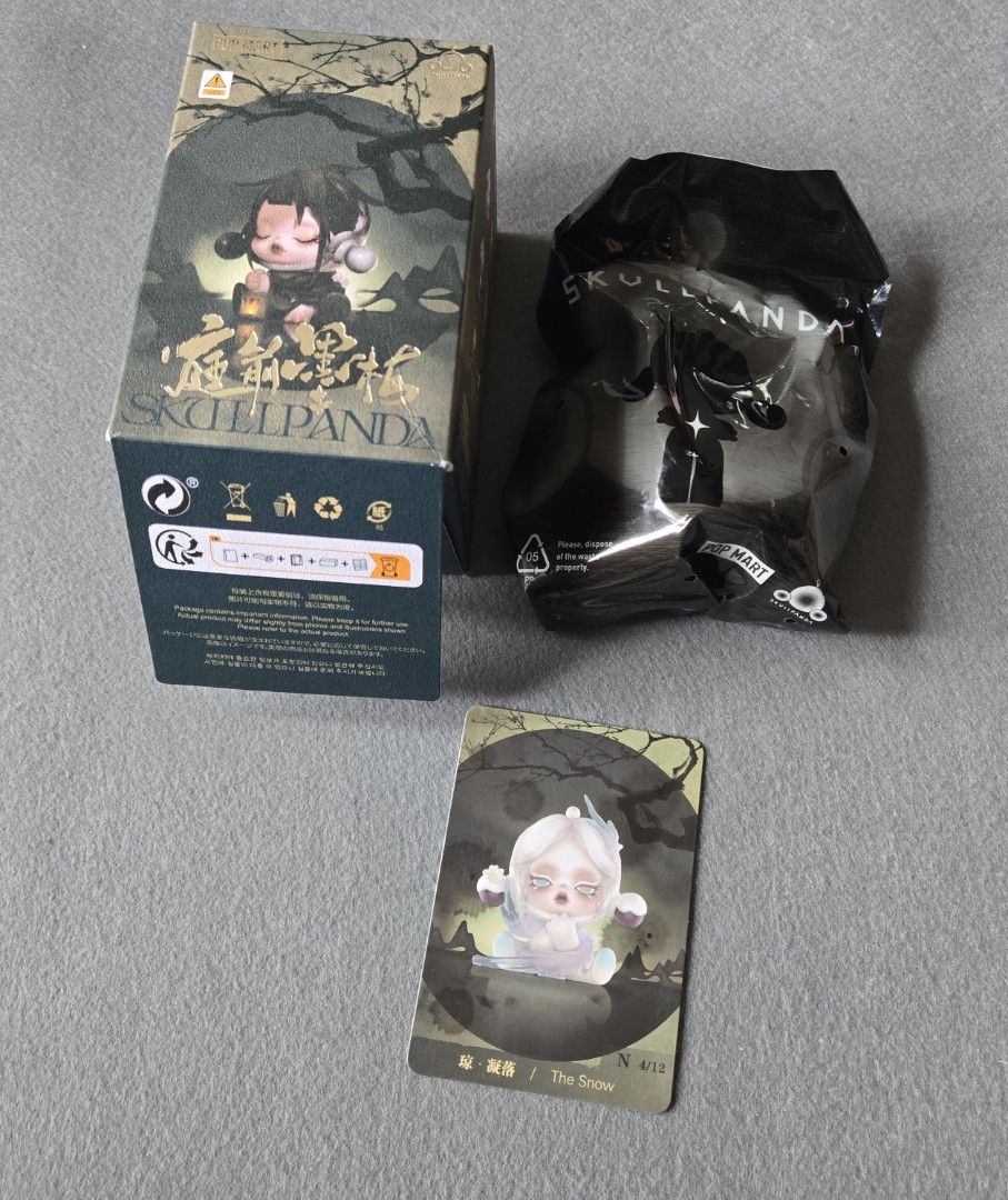 Popmart Skullpanda The Snow, Hobbies & Toys, Collectibles & Memorabilia ...