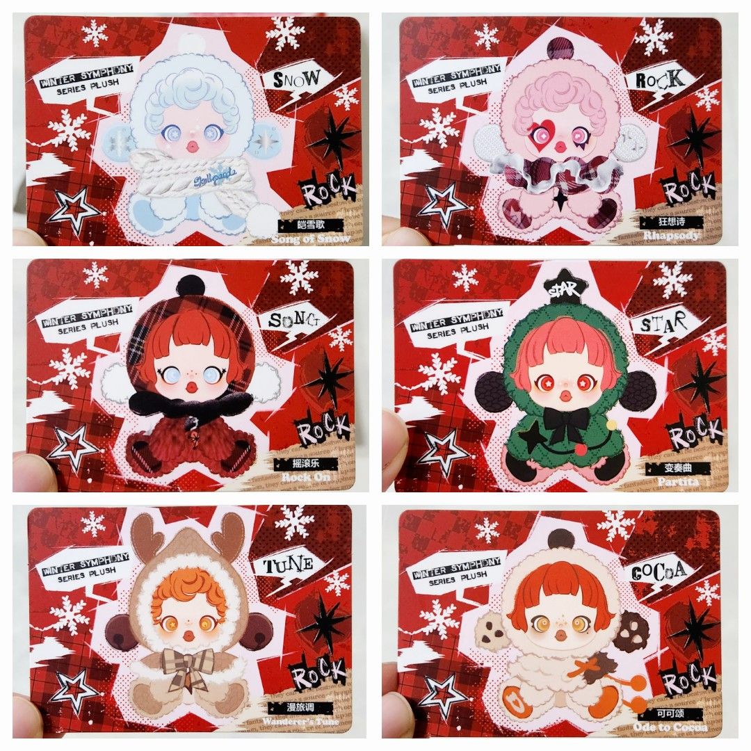 Popmart Skullpanda Winter Symphony Vinyl Face Plush Doll Pendant Blind ...