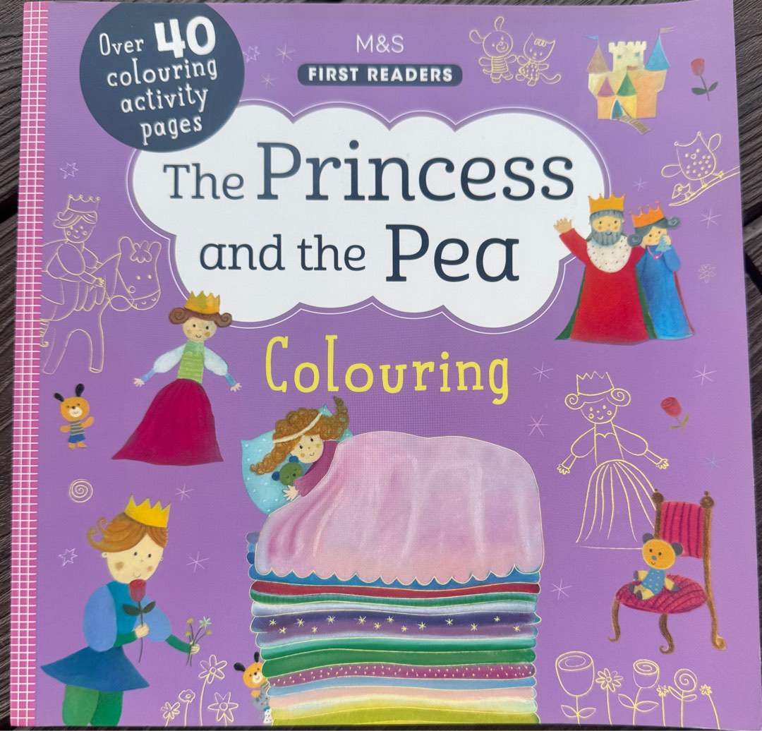 Princess and the Pea Story Activity Book, Hobbies & Toys, Books ...