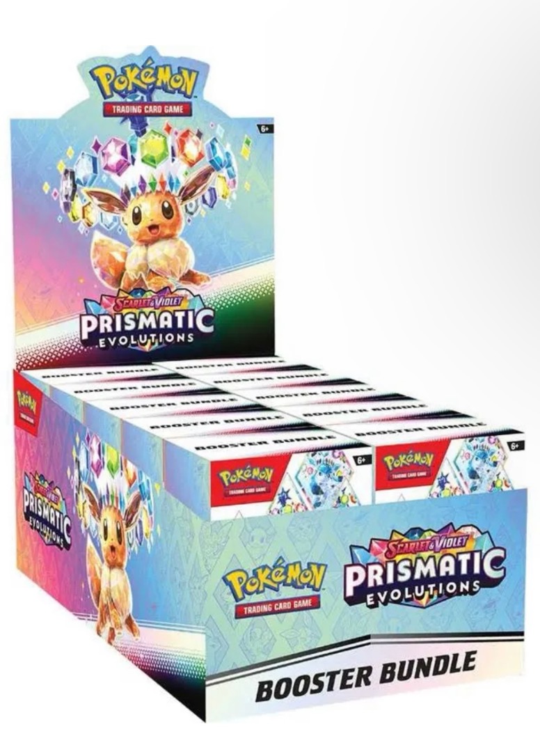 Prismatic Evolution Booster Bundle Display Case (10 booster bundles ...