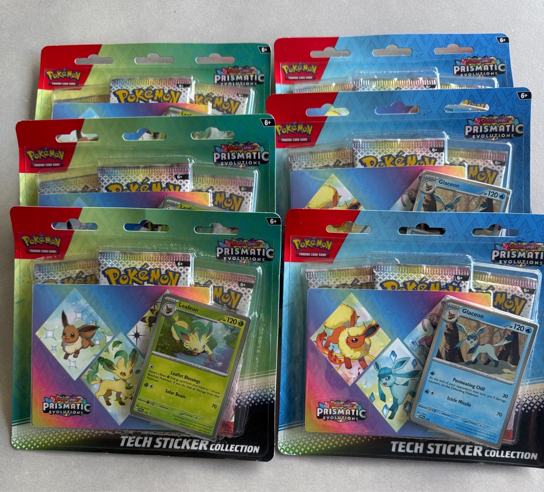 Prismatic Evolution Tech Sticker Collection Sv8.5, Hobbies & Toys ...