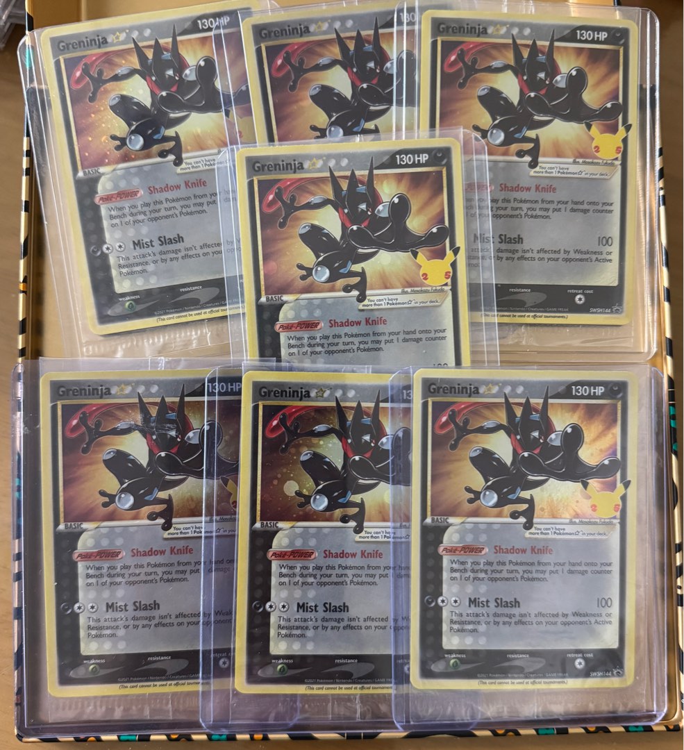 「絕版原袋」PTCG Pokemon 25週年 忍蛙 (Greninja) Promo Card, 興趣及遊戲, 收藏品及紀念品, 古董收藏 - Carousell