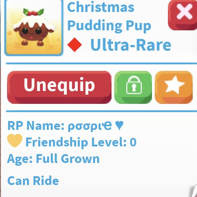 R PUDDING PUP Adopt Me ! (read desc), Video Gaming, Video Games, Others ...