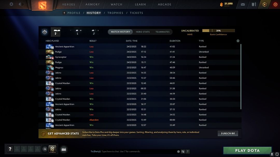 Ranked ready smurf | Dota 2 Archon 5 account | 10.5k behavior score ...