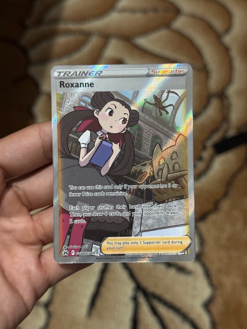 Roxanne GG Full Art Trainer - Pokemon Crown Zenith Galarian Gallery ...