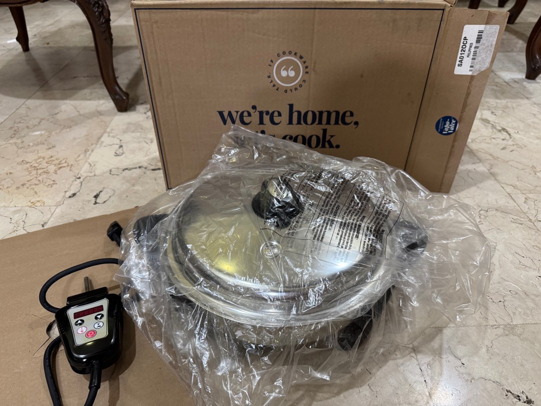 Saladmaster 12 Inch Electric Skillet (Brand New), Furniture & Home ...