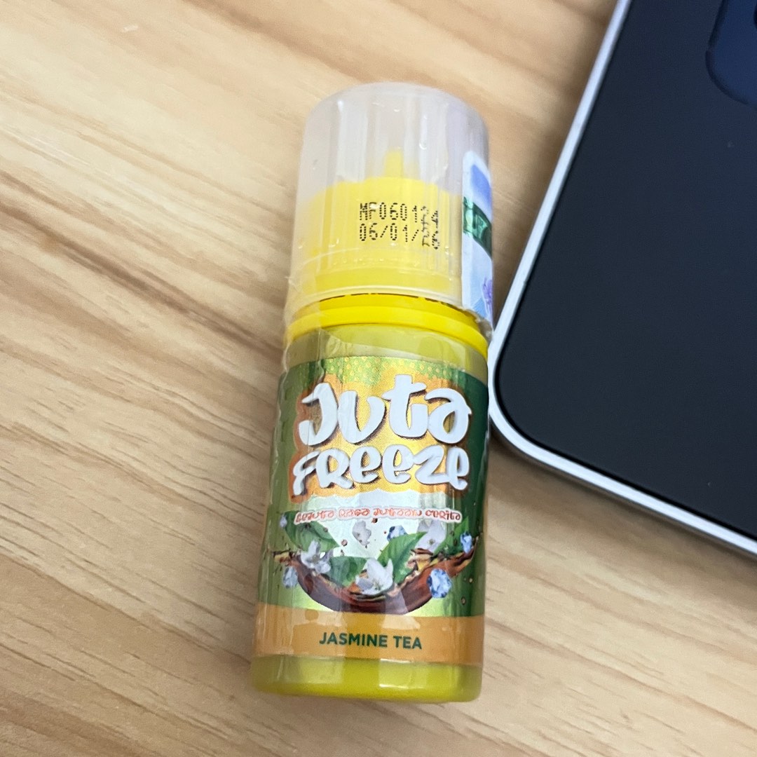 Salt nic Juta Freeze Jasmine Tea, Makanan & Minuman, Minuman Tidak ...