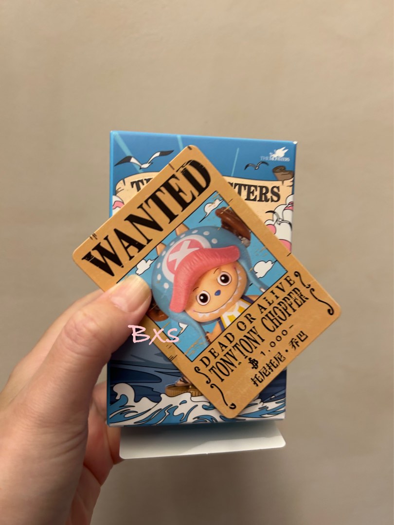 Sealed foil Authentic popmart one piece Labubu tony tony chopper ...
