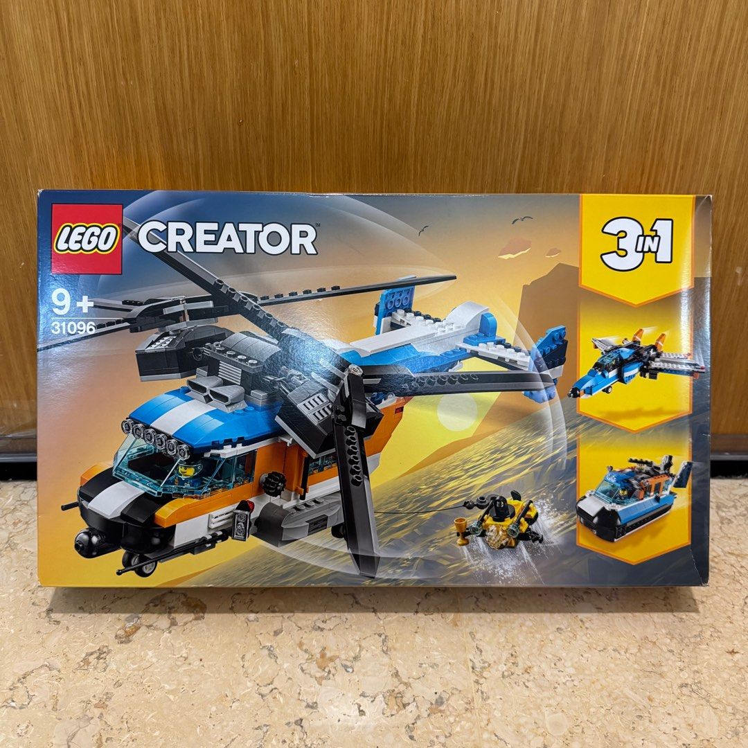 Sealed LEGO 31096 Twin-Rotor Helicopter Creator 3-in-1 Airplane Boat ...