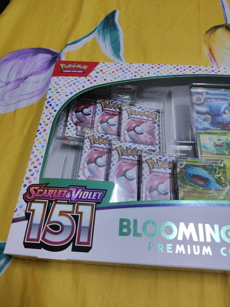 Pokemon TCG sv3.5 Blooming water premium collection box 151 ptcg English, Hobbies & Toys ...
