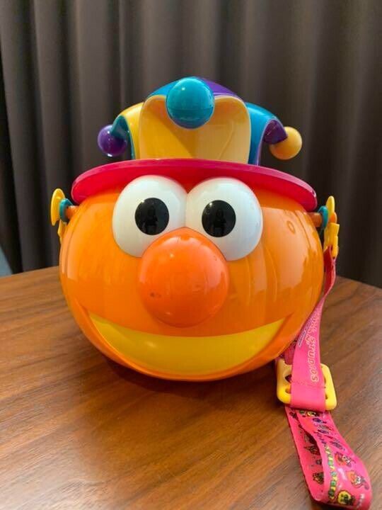 Sesame stress box Japan universal studio pumpkin elmo box bucket candy ...