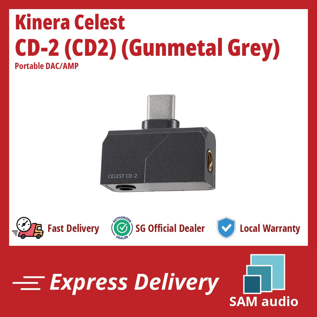 [🎶SG] KINERA CELEST CD-2 (CD2) Portable Headphones DAC/AMP Adapter, Audio, Portable Audio ...