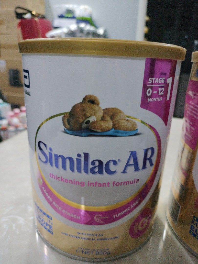 Similac AR (stage 1 0-12 months)850g, Babies & Kids, Nursing & Feeding, Breastfeeding & Bottle ...
