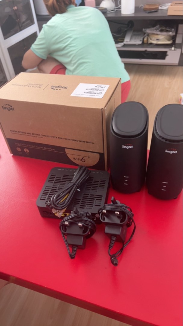 Singtel Wi-Fi 6 Router with Mesh, Computers & Tech, Parts & Accessories ...