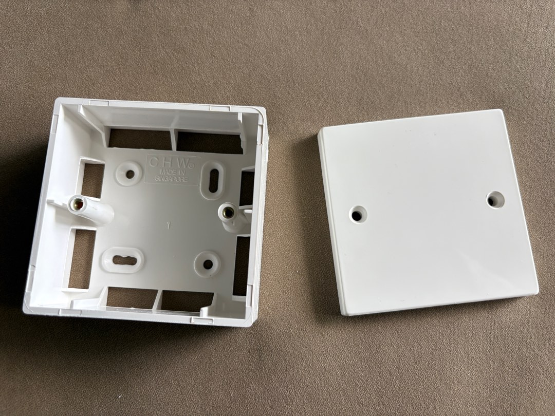 Socket box and blank plate, TV & Home Appliances, Electrical, Adaptors ...