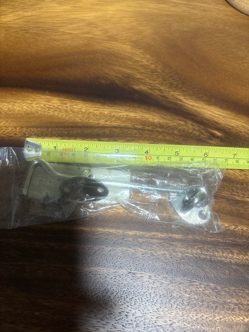 Stainless steel hook lock with eyelet, Furniture & Home Living ...