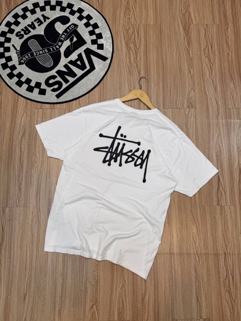 STUSSY SIGN, Men's Fashion, Tops & Sets, Tshirts & Polo Shirts on Carousell