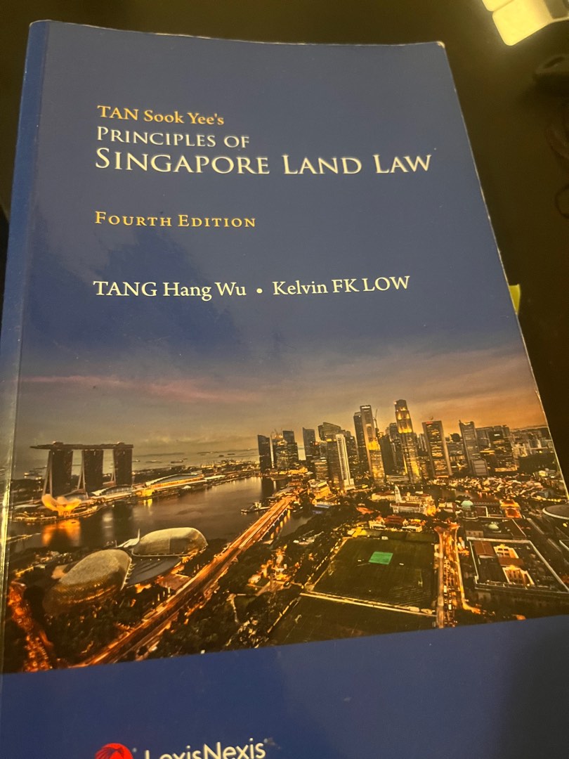 Tan Sook Yee Principles of Singapore Land Law, Hobbies & Toys, Books ...