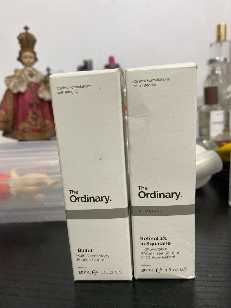 The Ordinary "Buffet" and Retinol 1%, Beauty & Personal Care, Face ...