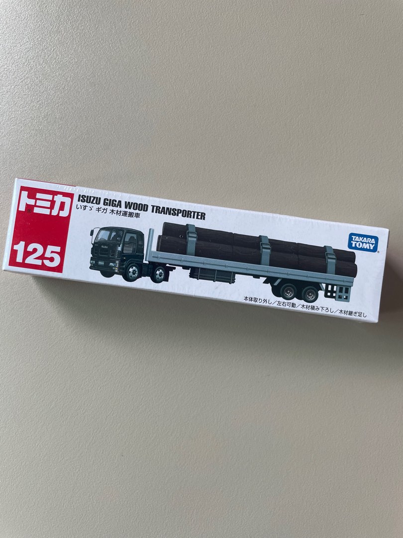 Tomica No. 125 Isuzu Giga Wood Transporter, Hobbies & Toys, Toys ...