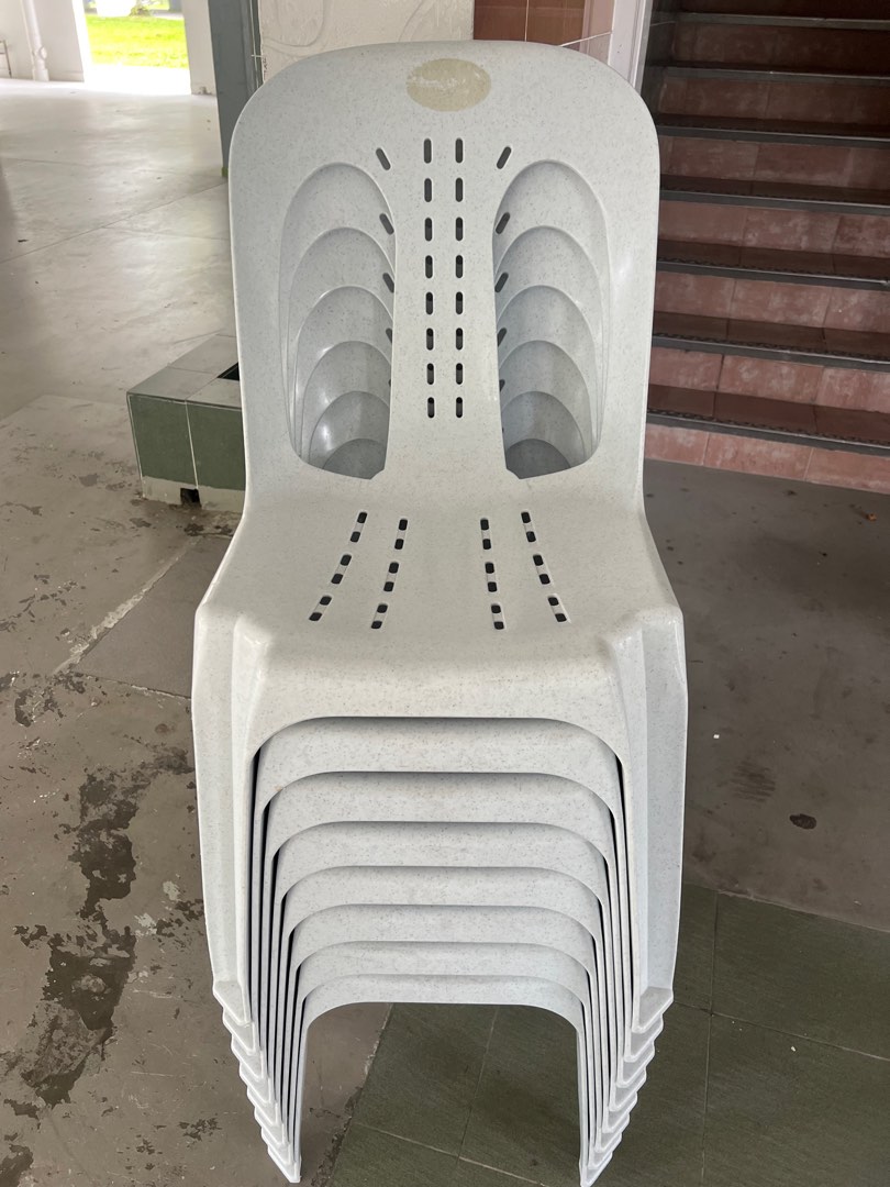 TOYOGO plastic chair, Furniture & Home Living, Furniture, Chairs on ...