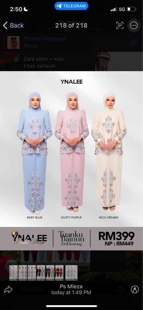 Tunku Bainun Doll, Women's Fashion, Muslimah Fashion, Baju Kurung ...