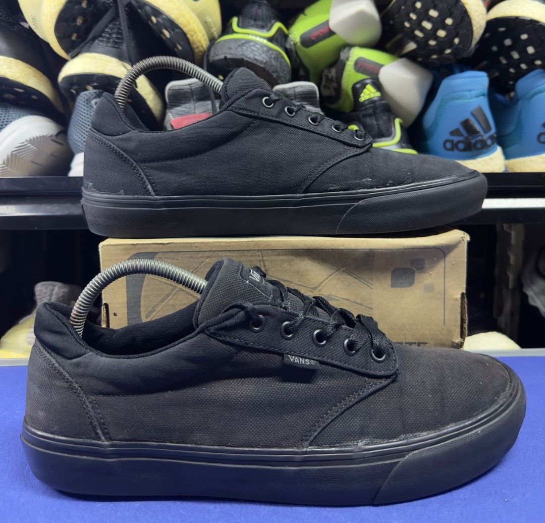Vans Triple Black (12uk), Men's Fashion, Footwear, Sneakers on Carousell