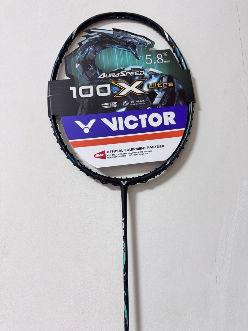 Victor Auraspeed 100X Ultra, Sports Equipment, Sports & Games, Racket ...